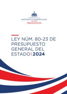 Ley Núm. 80-23 de presupuesto general del estado 2024 | Ministerio de ...